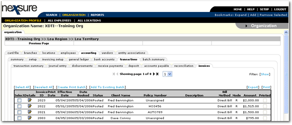 Nexsure v1.90 Release Notes