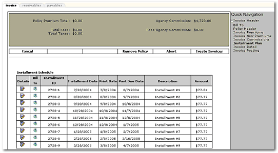 Endorsements and Installment Billing